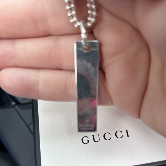 Gucci | Jewelry | Gucci Luxury 925 Sterling Silver Necklace | Poshmark